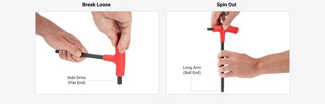 21-Piece T-Handle Hex Key Set (Inch, Metric) with Stand | TEKTON