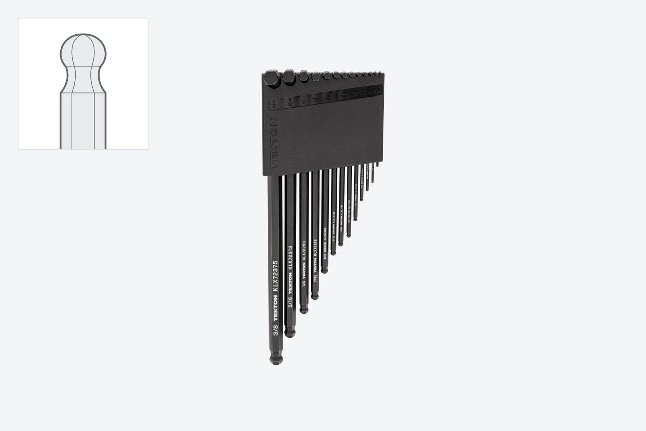 43-Piece Hex L-Key Set with Holder and Rack | TEKTON