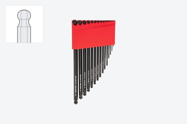 43-Piece Hex L-Key Set with Holder and Rack | TEKTON