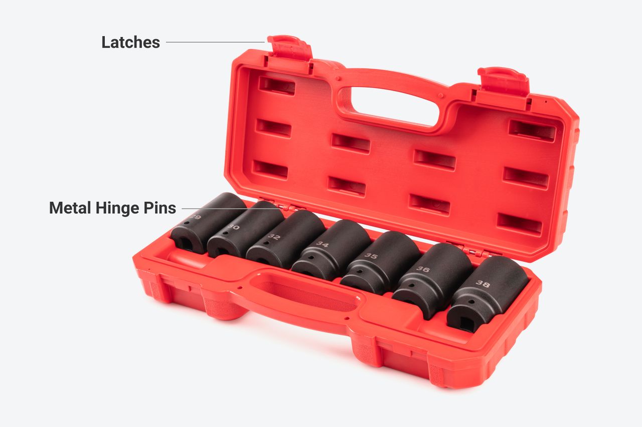 7-Piece Axle Nut Socket Set with Case | TEKTON