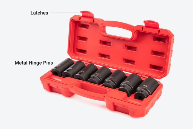 7-Piece Axle Nut Socket Set with Case | TEKTON