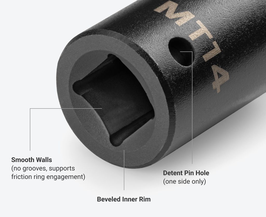 1/2 inch Drive x MT18 Tamper-Resistant Triple Square Impact Bit Socket ...