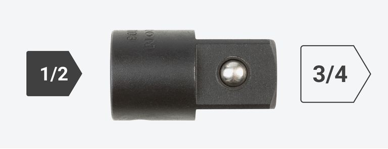 1/4, 3/8, 1/2, 3/4 Inch Drive Impact Adapter/Reducer Set | TEKTON