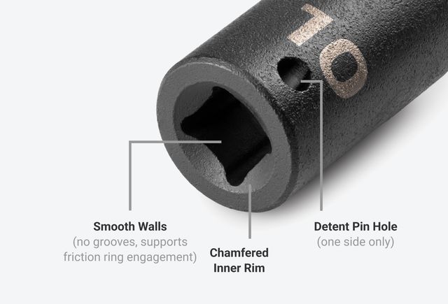 1/4 Inch Drive x 17 mm 12-Point Impact Socket | TEKTON