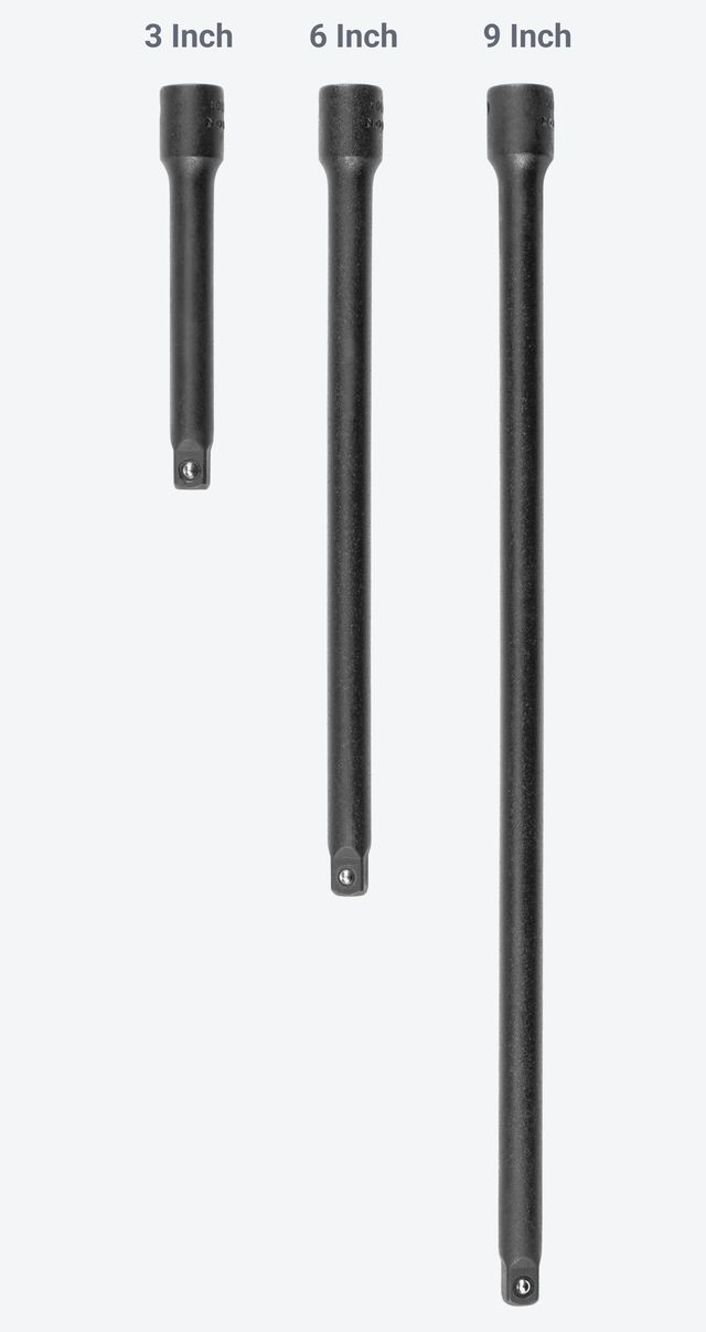 1/4 Inch Drive Impact All Accessories Set (5-Piece) | TEKTON