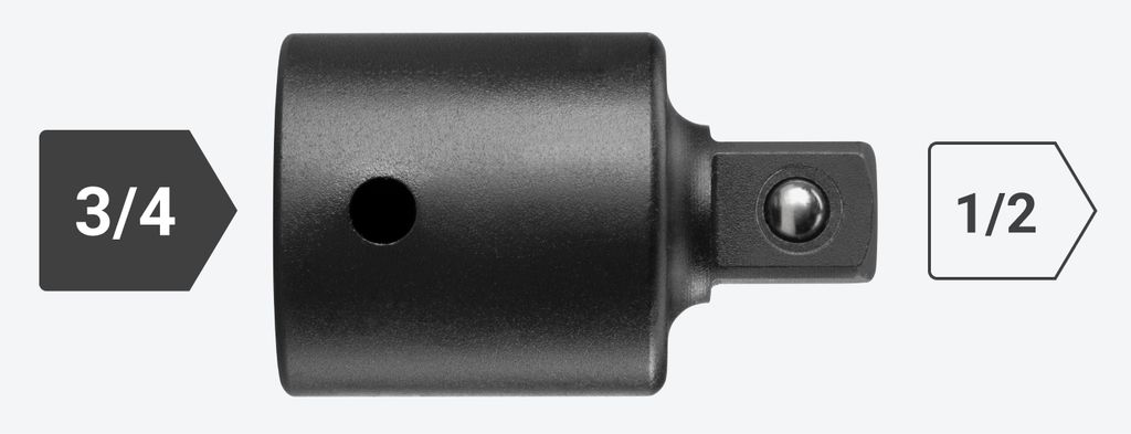 1/4, 3/8, 1/2, 3/4 Inch Drive Impact Adapter/Reducer Set | TEKTON