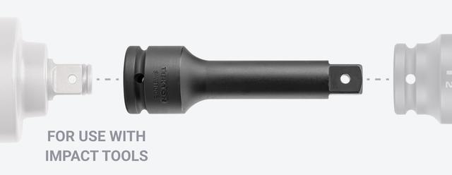 3/4 Inch Drive x 10 Inch Impact Extension (Through Hole) | TEKTON