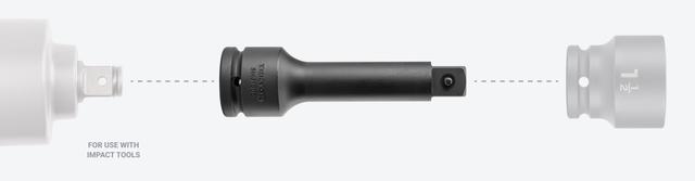 3/4 Inch Drive Impact Extension Set (Pin Detent) | TEKTON