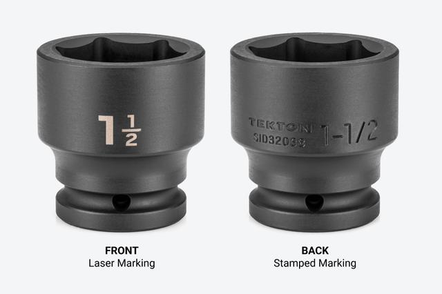 3/4 Inch Drive Shallow 6-Point Impact Socket Set, 8-Piece | TEKTON