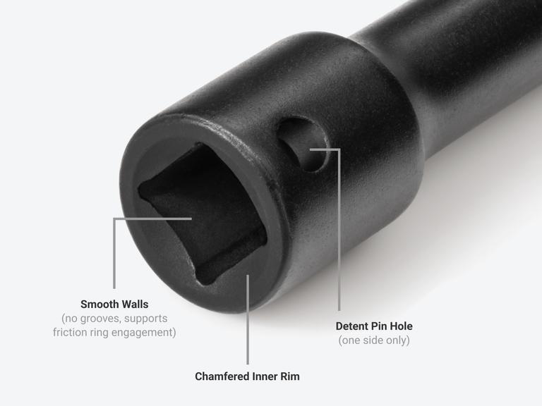 6-Piece 3/8 Inch Drive Complete Socket Accessories Set | TEKTON