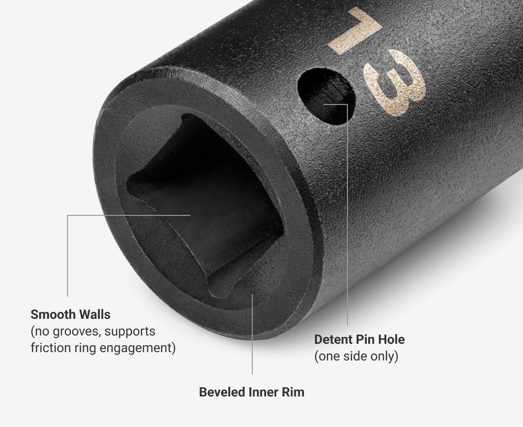 1/2 Inch Drive Hex Impact Bit Socket Set (24-Piece) | TEKTON