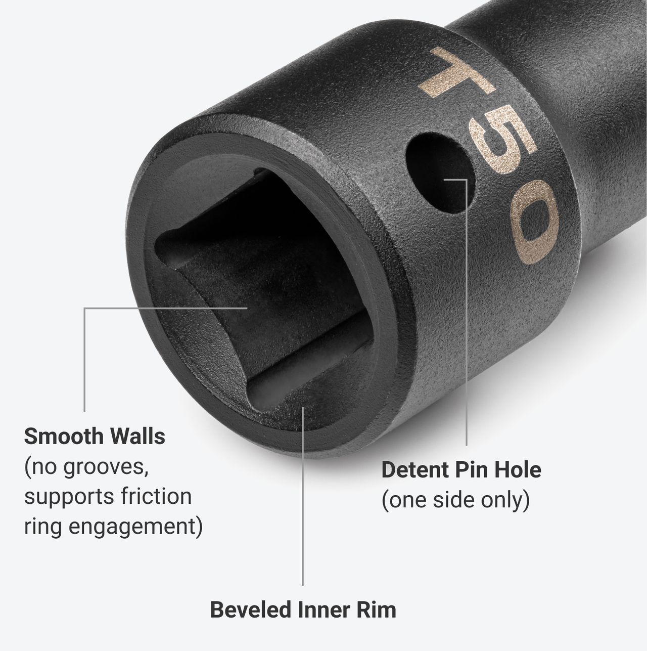 1/2 Inch Drive Torx Impact Bit Socket Set (8-Piece) | TEKTON | SIB92102
