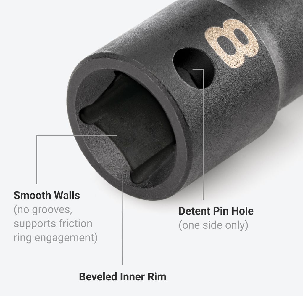 40-Piece 3/8 Inch Drive Impact Bit Socket Set | TEKTON