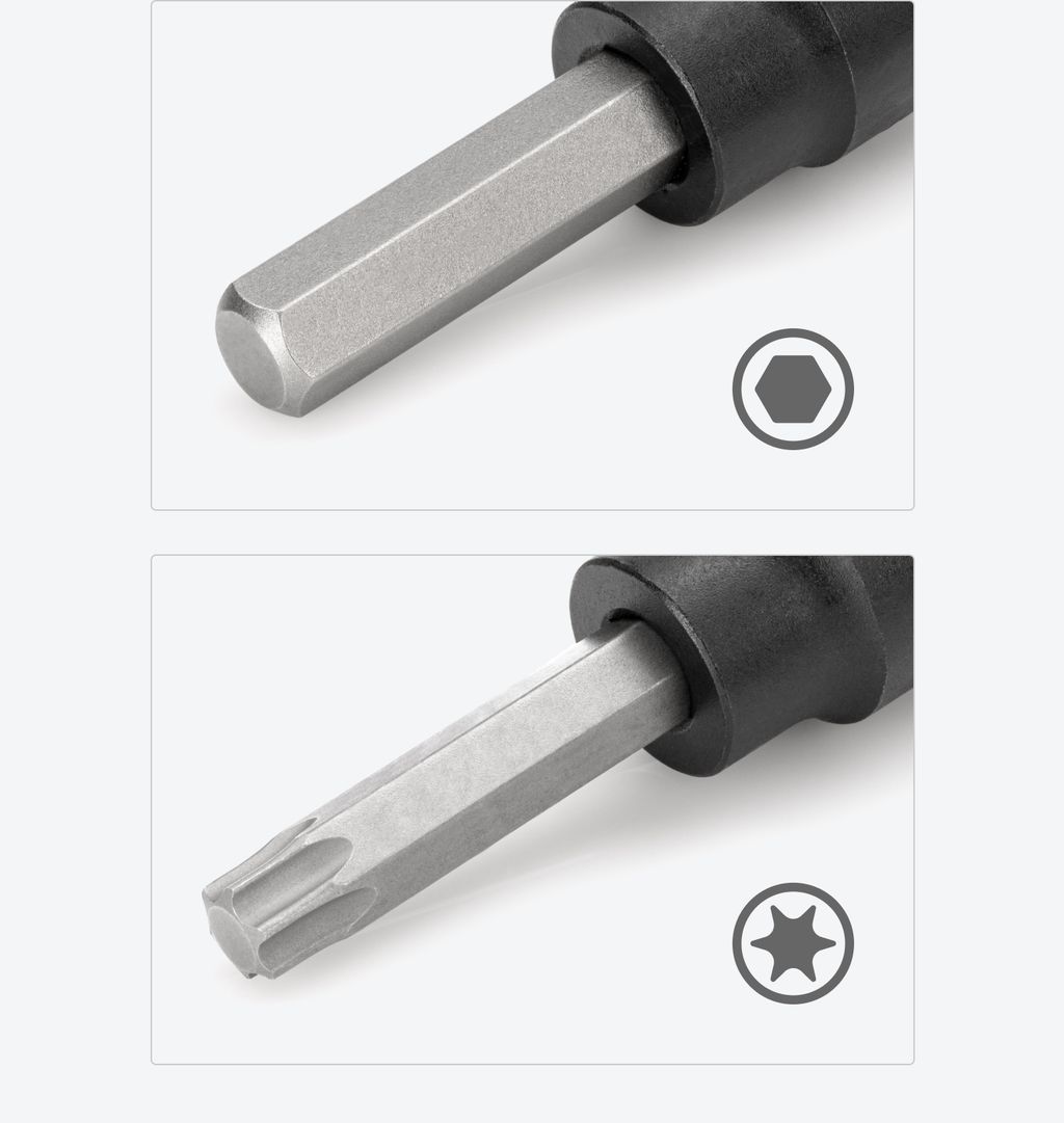 32-Piece 3/8 Inch Drive Hex/Torx Impact Bit Socket Set | TEKTON