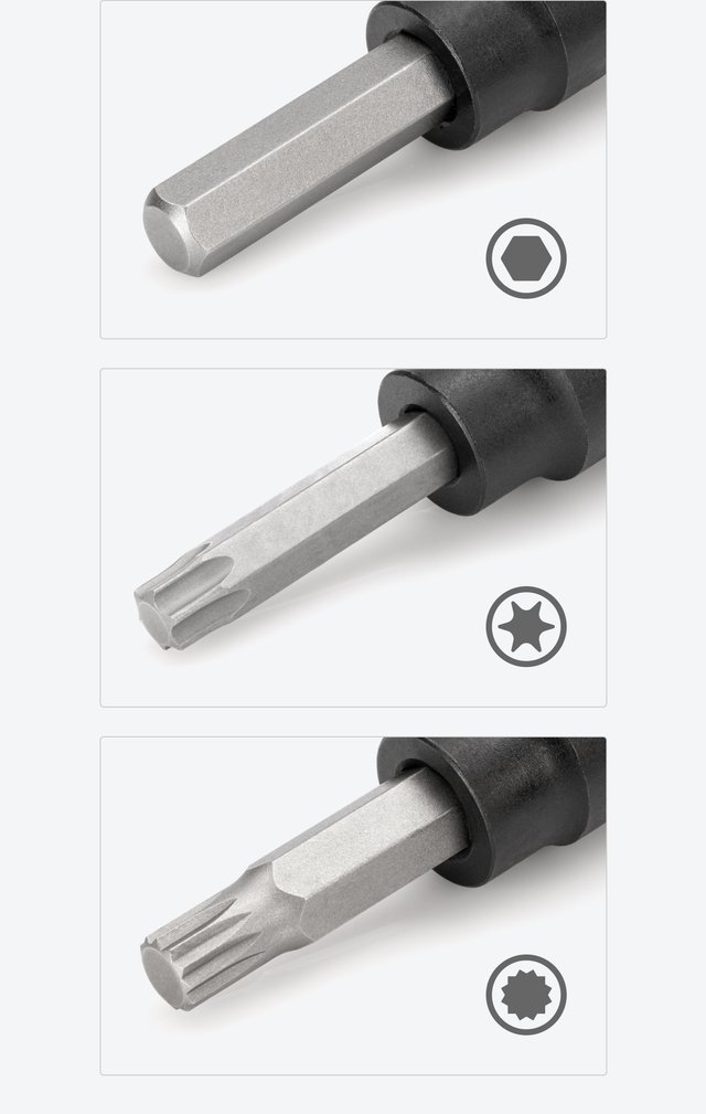 40-Piece 3/8 Inch Drive Impact Bit Socket Set | TEKTON