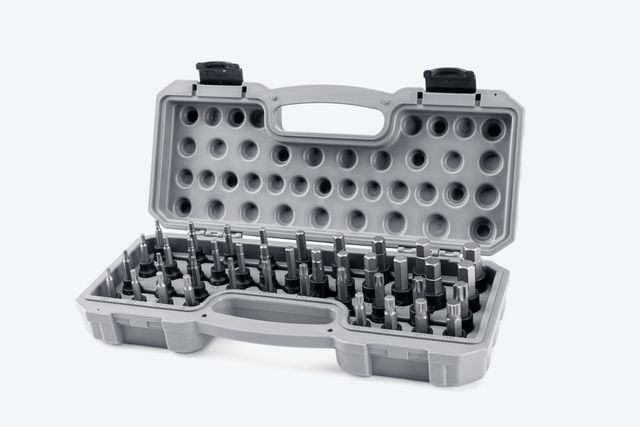 40-Piece 3/8 Inch Drive Impact Bit Socket Set | TEKTON