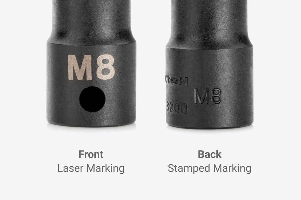 3/8 Inch Drive x M12 Triple Square Impact Bit Socket | TEKTON