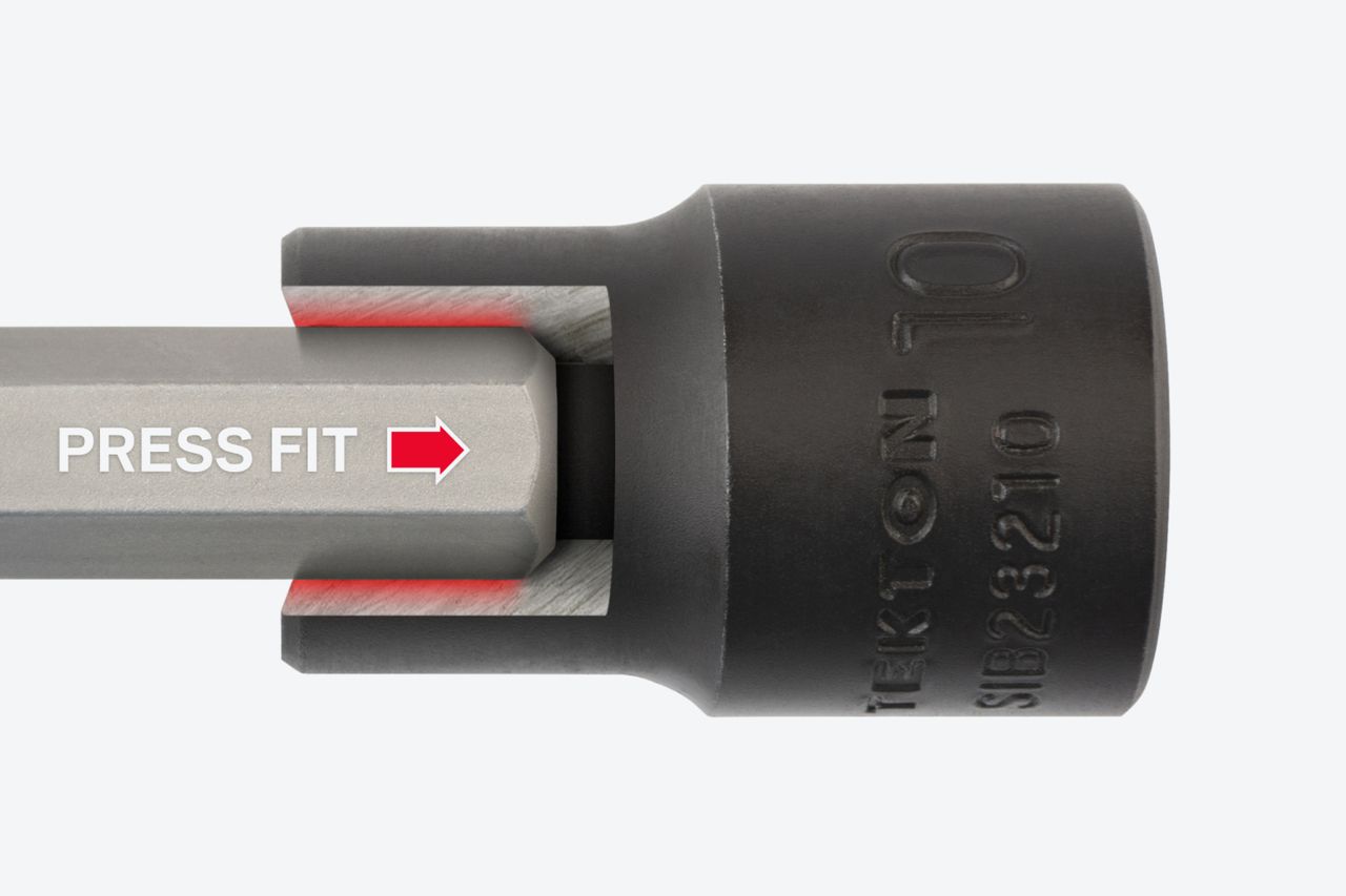 40-Piece 3/8 Inch Drive Impact Bit Socket Set | TEKTON