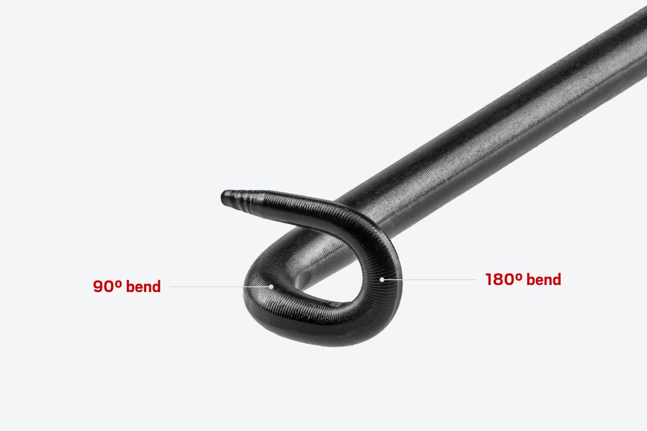Compound Blunt Hook (1/8 Inch x 3 Inch) | TEKTON | Made in USA