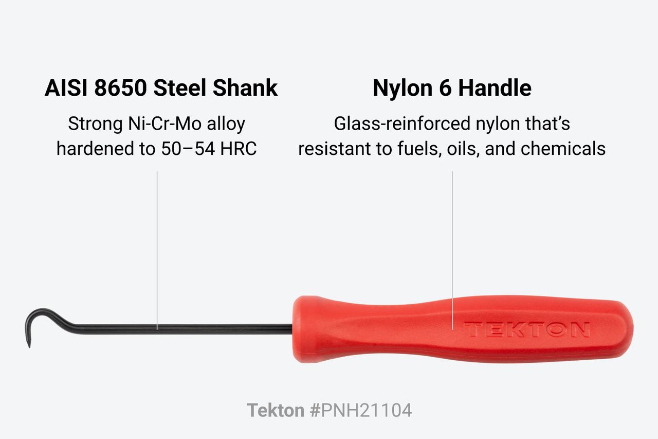 Pointed Pick and Hook Set (5-Piece) | TEKTON | Made in USA