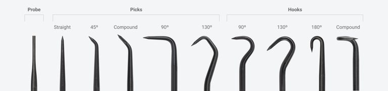 Pointed Pick and Hook Set (10-Piece) | TEKTON | Made in USA