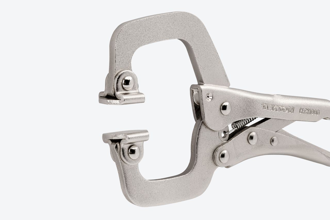 6 Inch Swivel Pad Locking C-Clamp | TEKTON | CLC11006