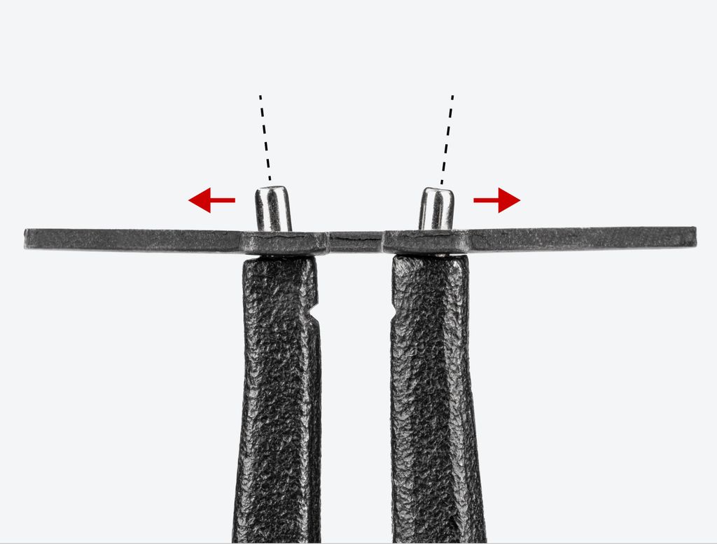 9 Inch External Retaining Ring Pliers (0.090 in. Tip) | TEKTON