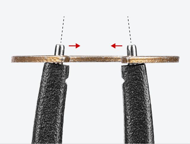 9 Inch Internal Retaining Ring Pliers Set, 0.090 in. (2-pc) | TEKTON