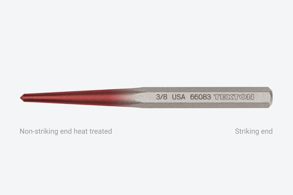 Punch Set with Walnut Block (18-Piece) | TEKTON | 66564