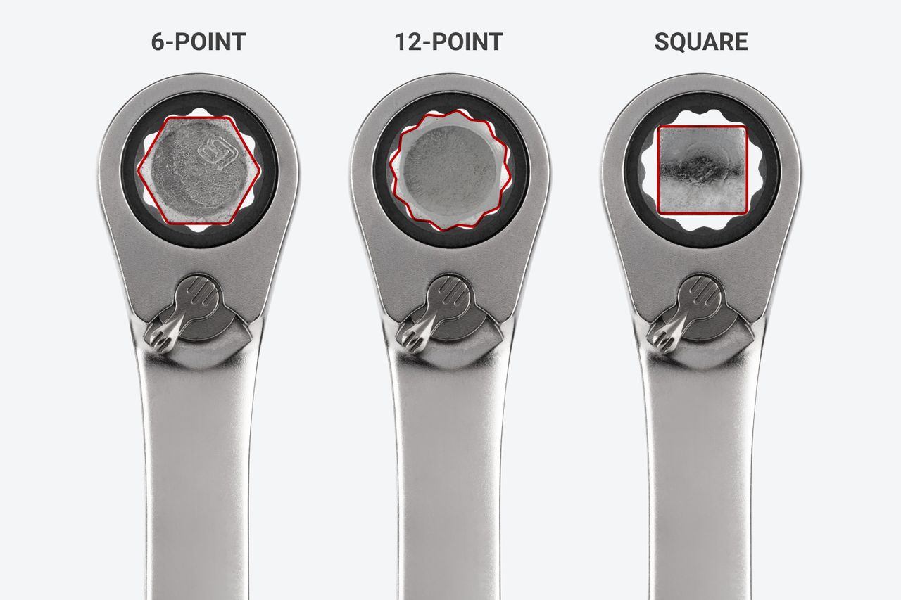 11/16 Inch Reversible 12-Point Ratcheting Wrench | TEKTON