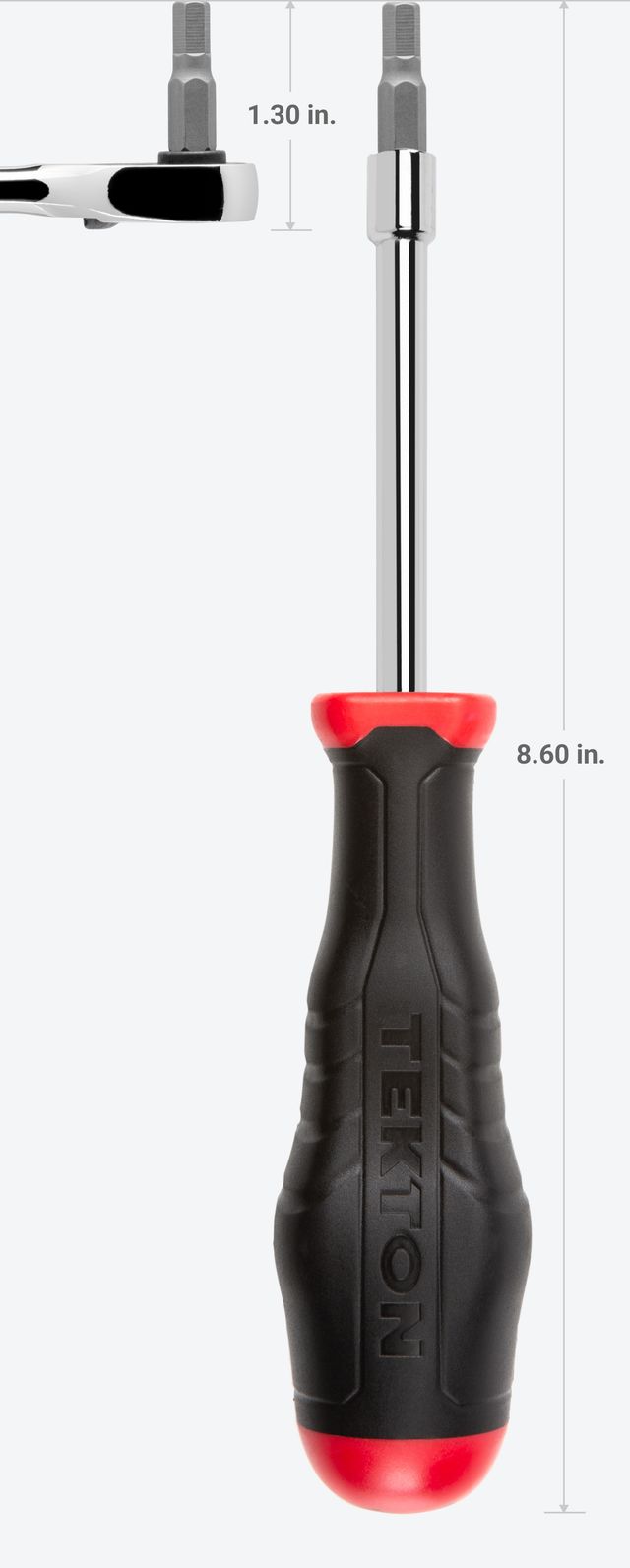 1/4 Inch Drive x 3 Inch Bit Ratchet | TEKTON