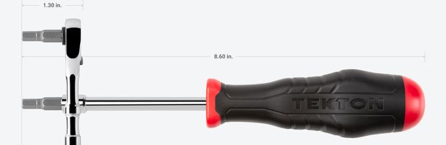 1/4 Inch Drive x 3 Inch Bit Ratchet | TEKTON