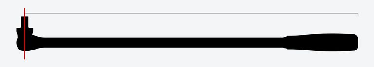 1/2 Inch Drive x 24 Inch Comfort Grip Breaker Bar | TEKTON