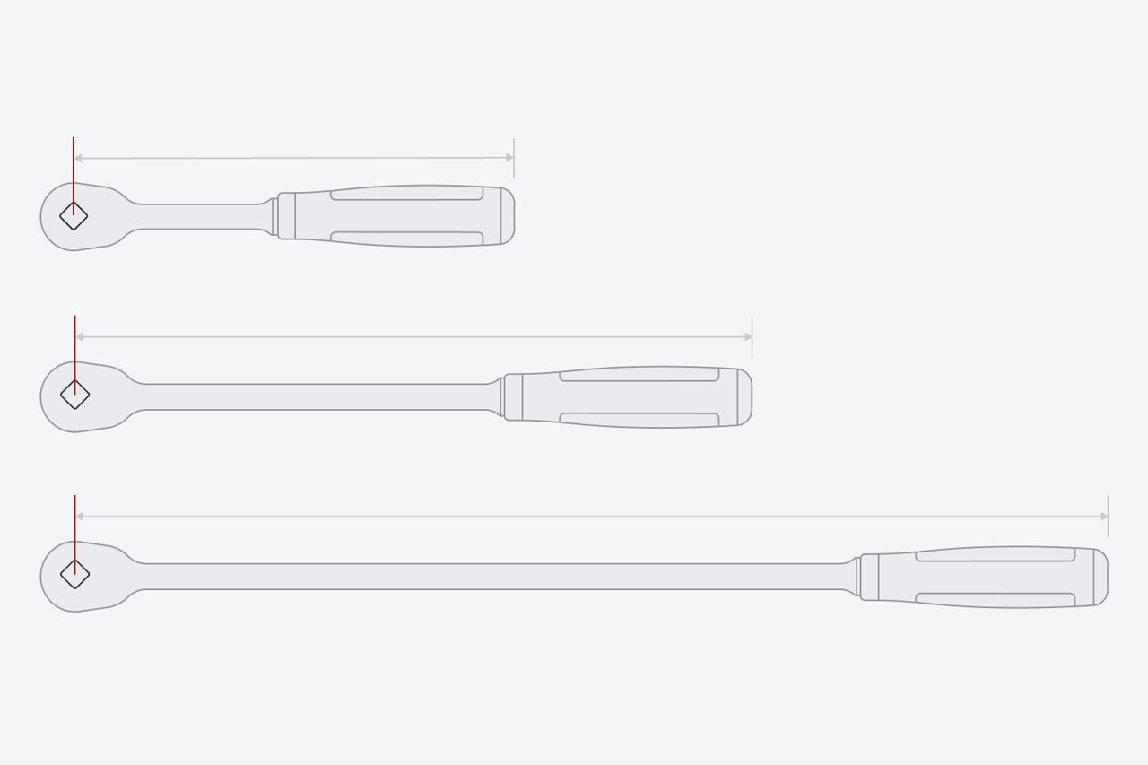 3-Piece Quick-Release Comfort Grip Ratchet Set | TEKTON