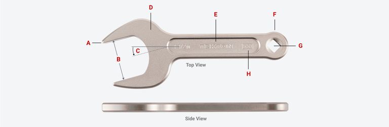 Service Wrench Set (19–38, 41, 46, 50 mm) | TEKTON | Made in USA