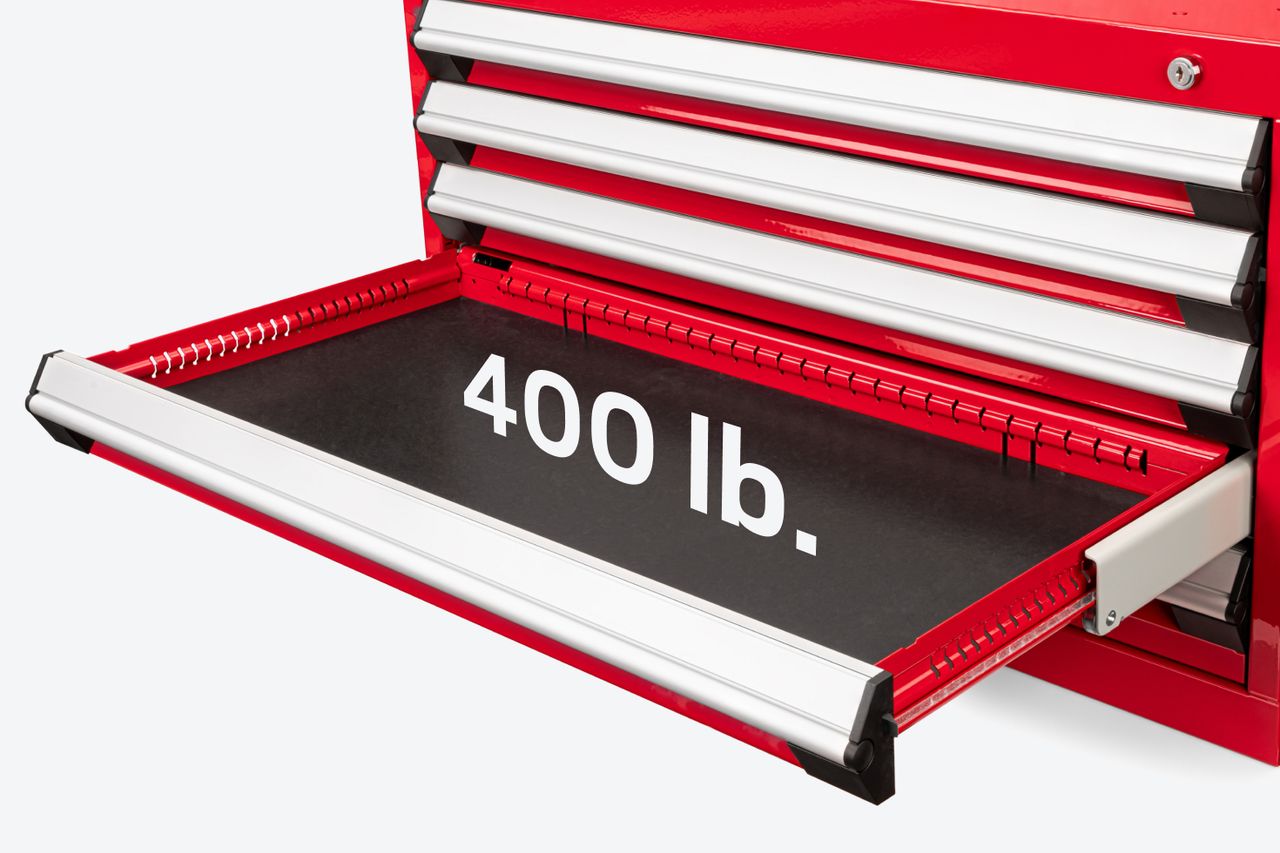 5-Drawer Upper Tool Cabinet, Red (24 in.) | TEKTON