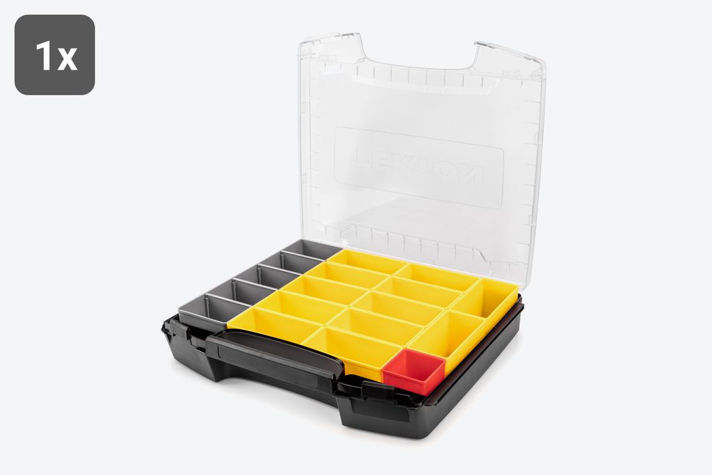 3-Drawer Stack with Shallow Tool Box and Organizer Bins | TEKTON