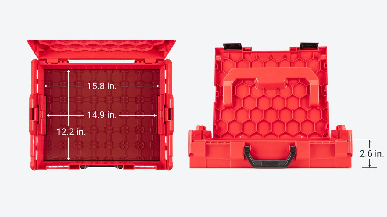Shallow Stacking Tool Box (L-BOXX 1) | TEKTON
