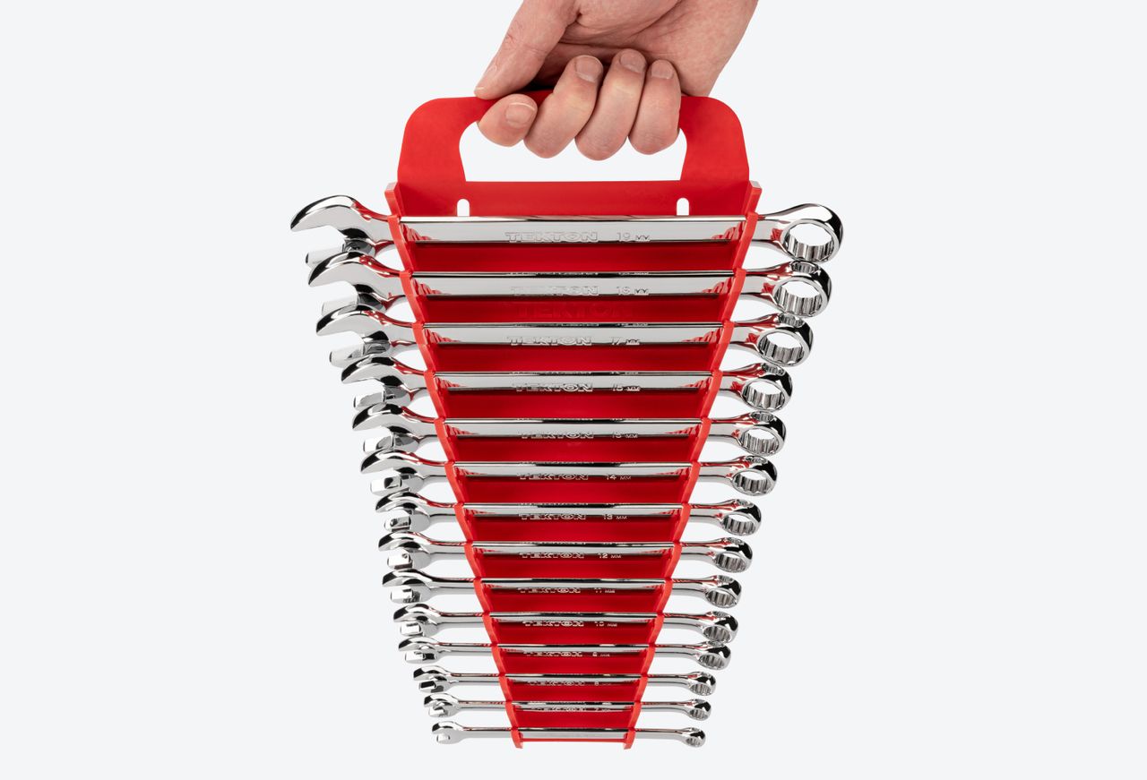 50-Piece Stubby and Standard Length Wrench Set (Holder) | TEKTON