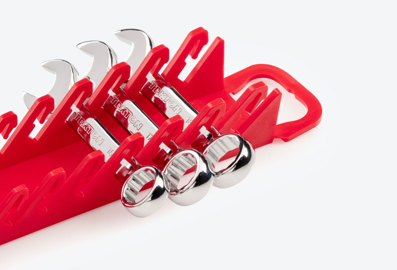 Stubby Combination Wrench Set, 14-Piece (Holder) | TEKTON | WCB92402