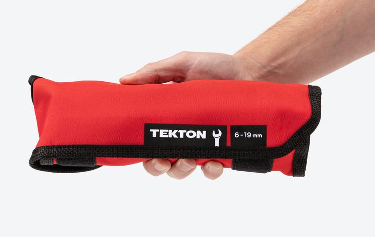 14-Tool Combination Wrench Pouch (Red) | TEKTON | OTP21202