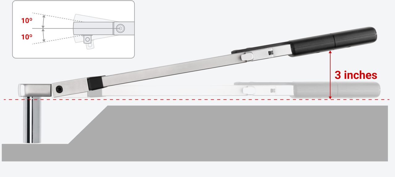 1/2 Inch Drive 72-Tooth Flex Head Split Beam Torque Wrench | TEKTON