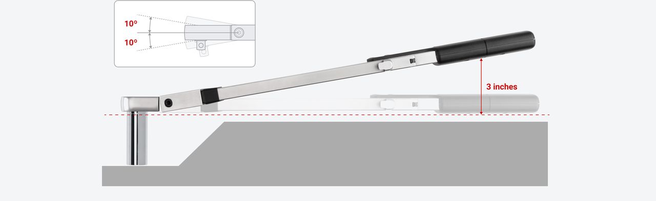1/2 Inch Drive 72-Tooth Flex Head Split Beam Torque Wrench | TEKTON