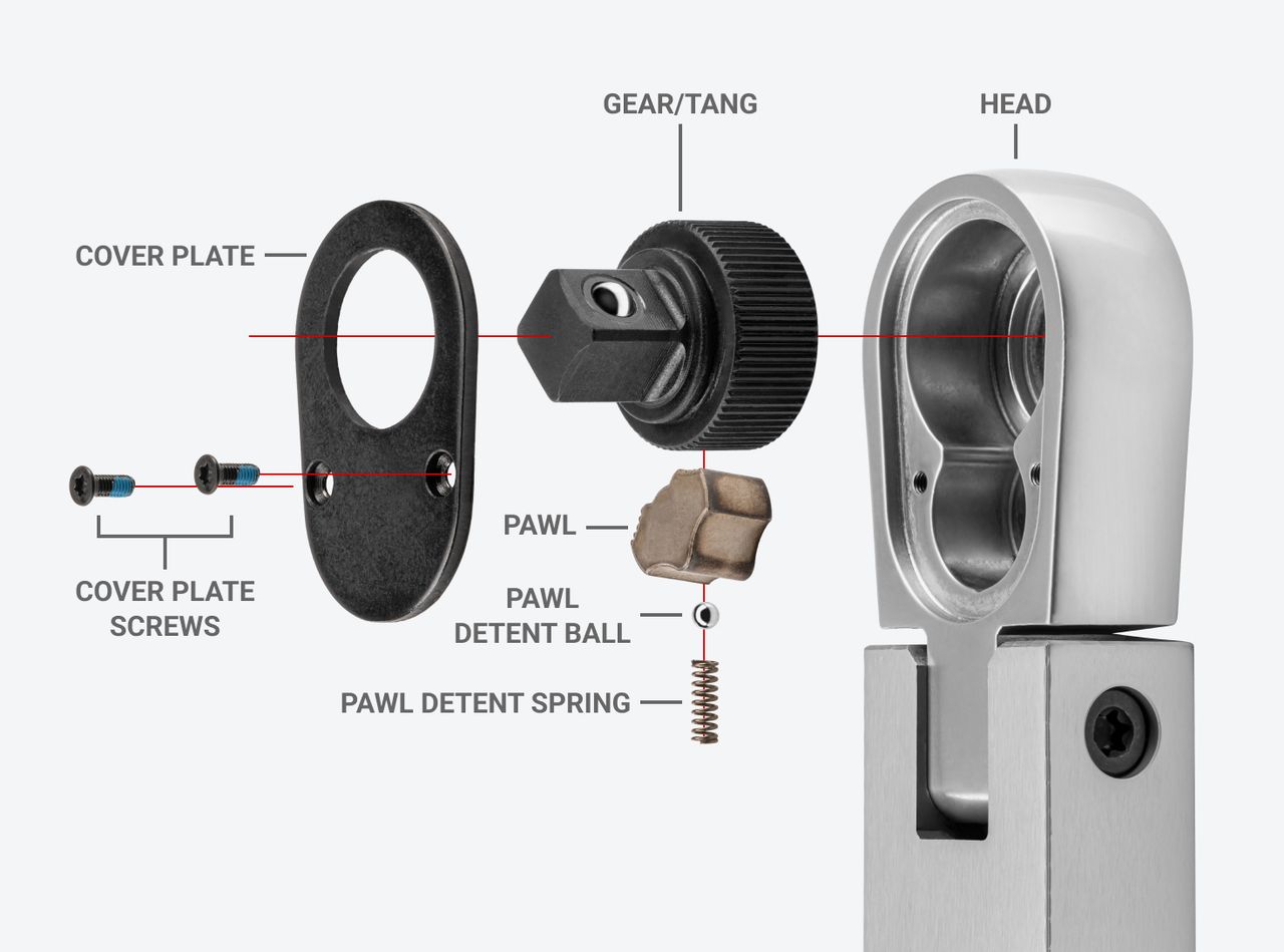 3/8 Inch Drive Split Beam Torque Wrench Service Kit | TEKTON