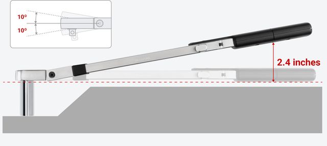 3/8 Inch Drive 72-Tooth Split Beam Torque Wrench | TRQ62103 | TEKTON