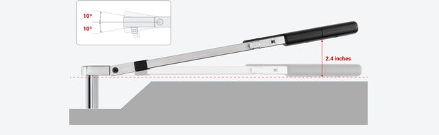 3/8 Inch Drive 72-Tooth Split Beam Torque Wrench | TRQ62103 | TEKTON