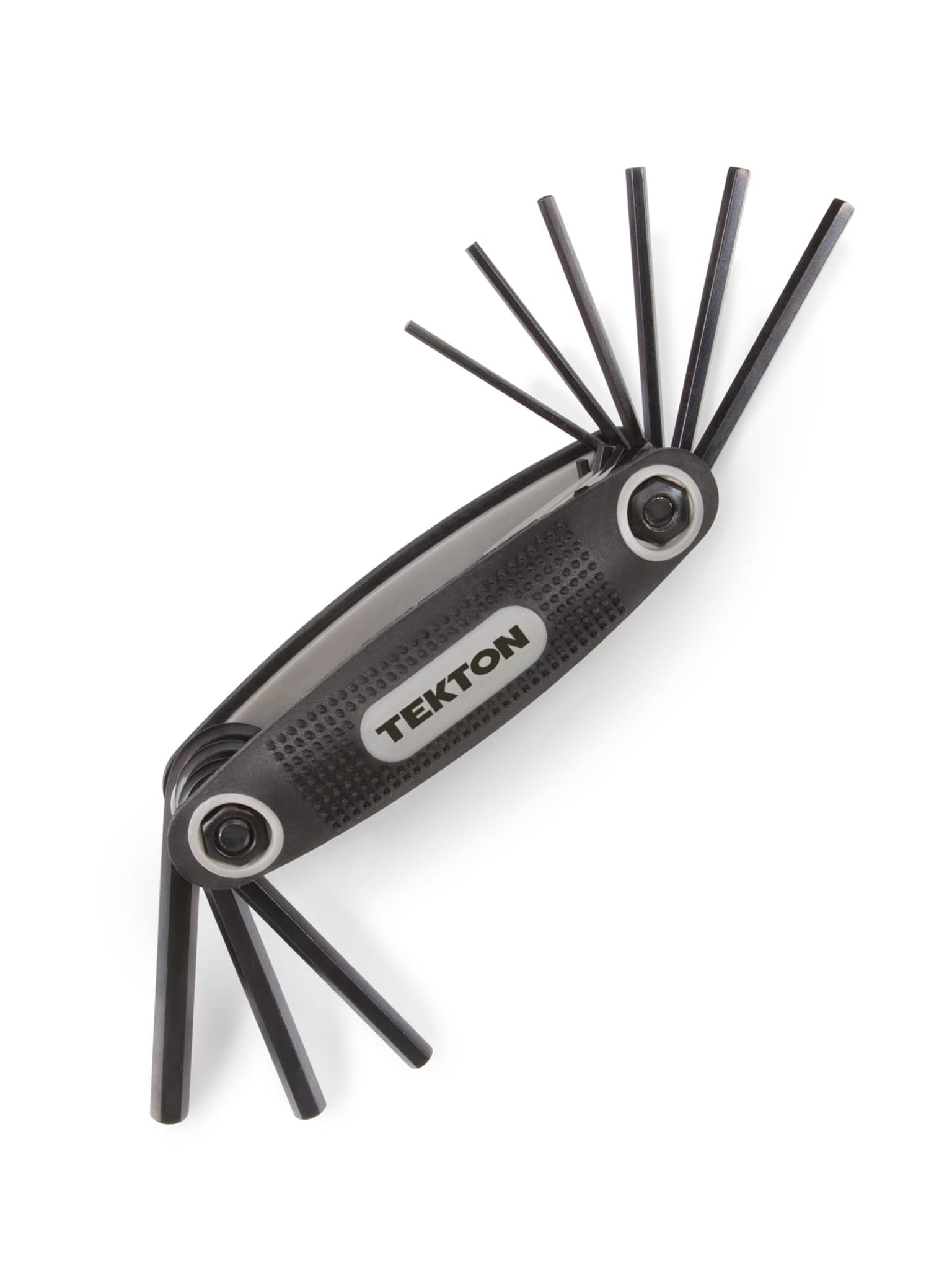 Folding Hex Key Wrench Set, 9-Piece (5/64-1/4 in.) | TEKTON | 25132 Folding Hex Key Wrench Set, 9-Piece (5/64-1/4 in.) | TEKTON | 25132