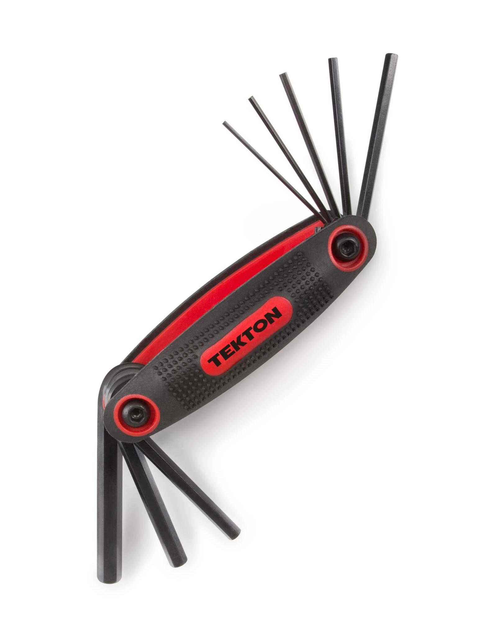 Folding Hex Key Wrench Set, 8-Piece (1.5-8 mm) | TEKTON | 25142 Folding Hex Key Wrench Set, 8-Piece (1.5-8 mm) | TEKTON | 25142