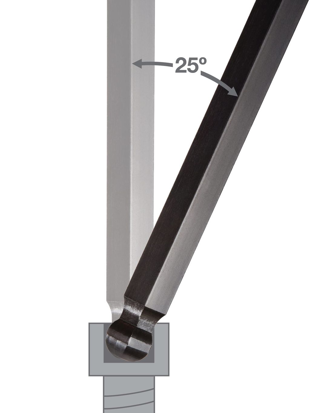 Inch/Metric Ball End Hex Key Wrench Set (26-Piece) | TEKTON | 25282