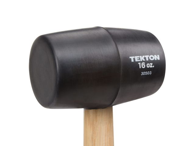 Wood Handle Rubber Mallet Set, 3-Piece (8, 16, 32 oz.) | TEKTON | 30508